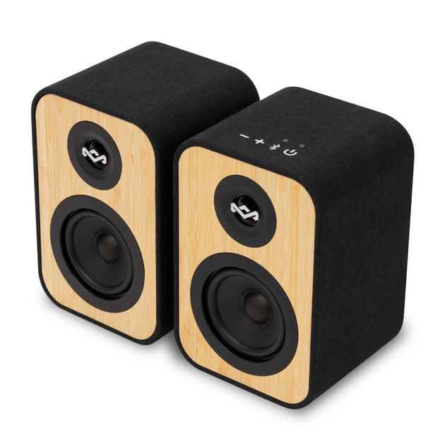 Uplift Bookshelf Speakers: True stereo sound & eco-friendly design – The House of Marley Audio